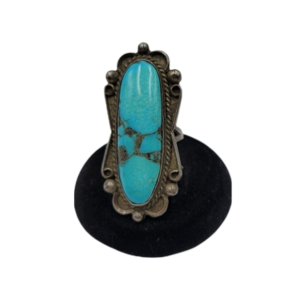Vintage | Jewelry | Vintage Silver Turquoise Ring | Poshmark